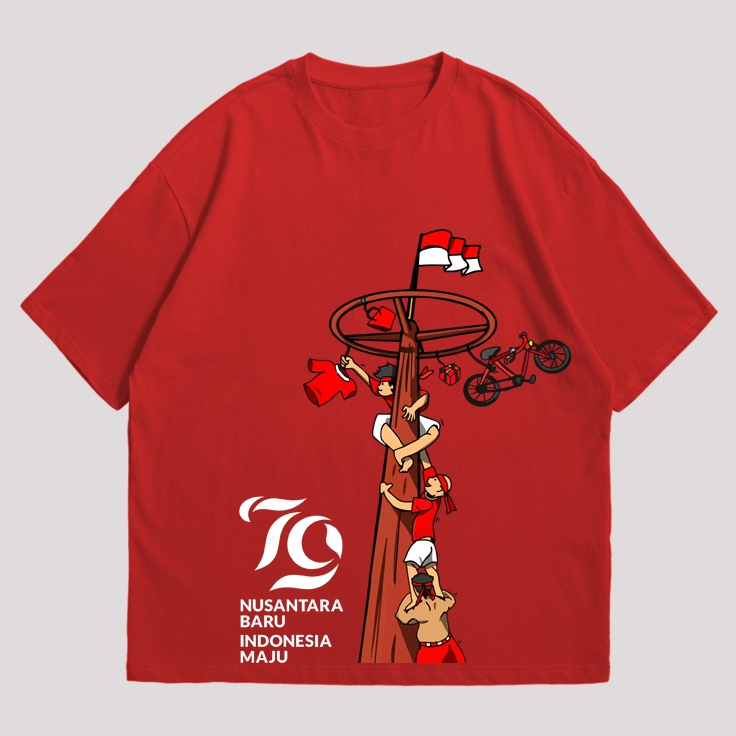 Jual KAOSBRO - Kaos Kemerdekaan Indonesia 17 Agustus - Lomba Panjat ...