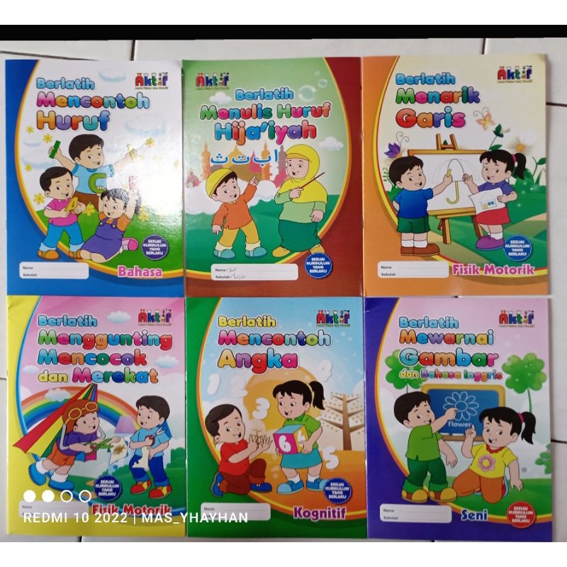 Jual Buku Materi PAUD dan TK ( AKTIF ) | Shopee Indonesia