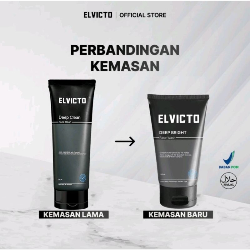 Jual Elvicto Facial Wash ORIGINAL BPOM 100% 100ML KEMASAN BARU | Shopee ...