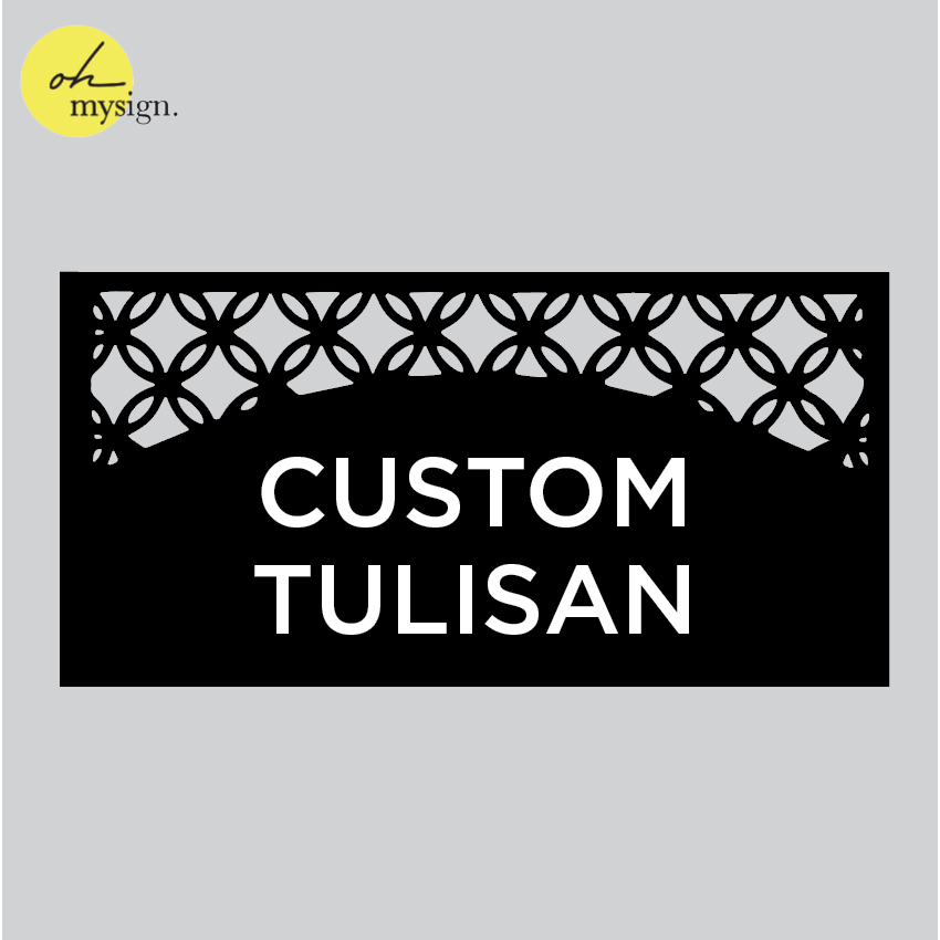 Jual Custom SIgn Board Papan Akrilik Custom Tulisan Nama Ruangan Kantor ...