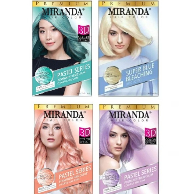 Jual MIRANDA PASTEL SERIES Hair Color 30ml | Shopee Indonesia