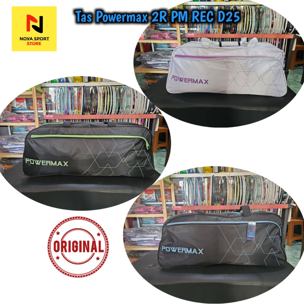 Jual Tas Badminton Powermax 2R PM-REC-D25 | Shopee Indonesia