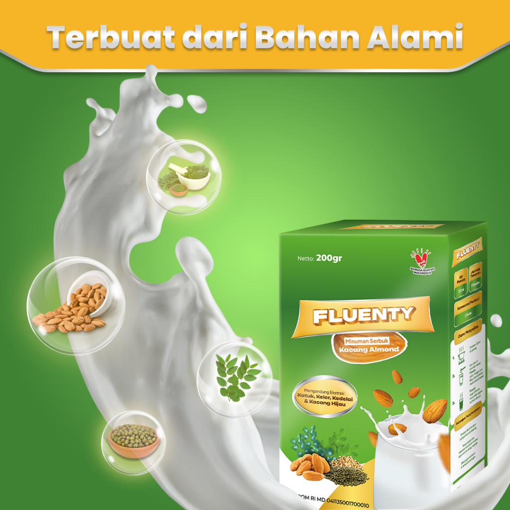 Jual Susu Fluenty ASI BOOSTER | Almond Milk Powder Fluenty - Pelancaran ASI - Penyubur ASI ...