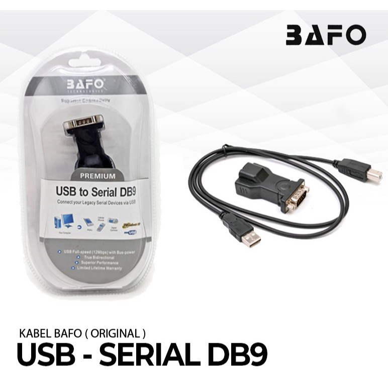 Jual KABEL USB TO SERIAL male DB9 kabel converter USB to RS232 | Shopee ...
