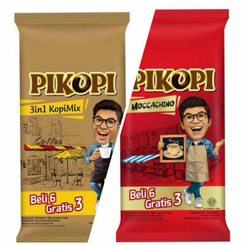 Jual pikopi 3 in 1 kopimix isi 9 sachet x 20gr | Shopee Indonesia