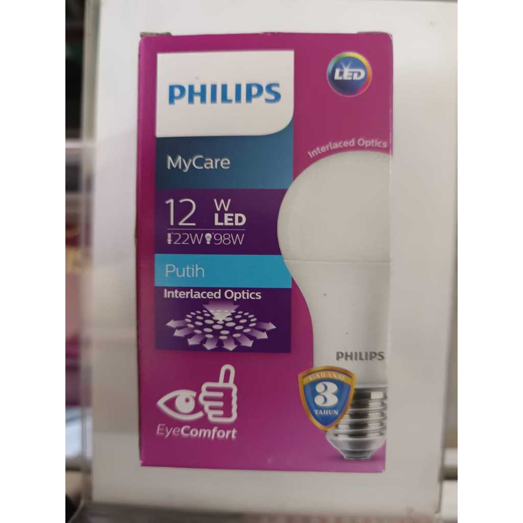 Jual Lampu LED Philip 12W Mycare (Putih) | Shopee Indonesia