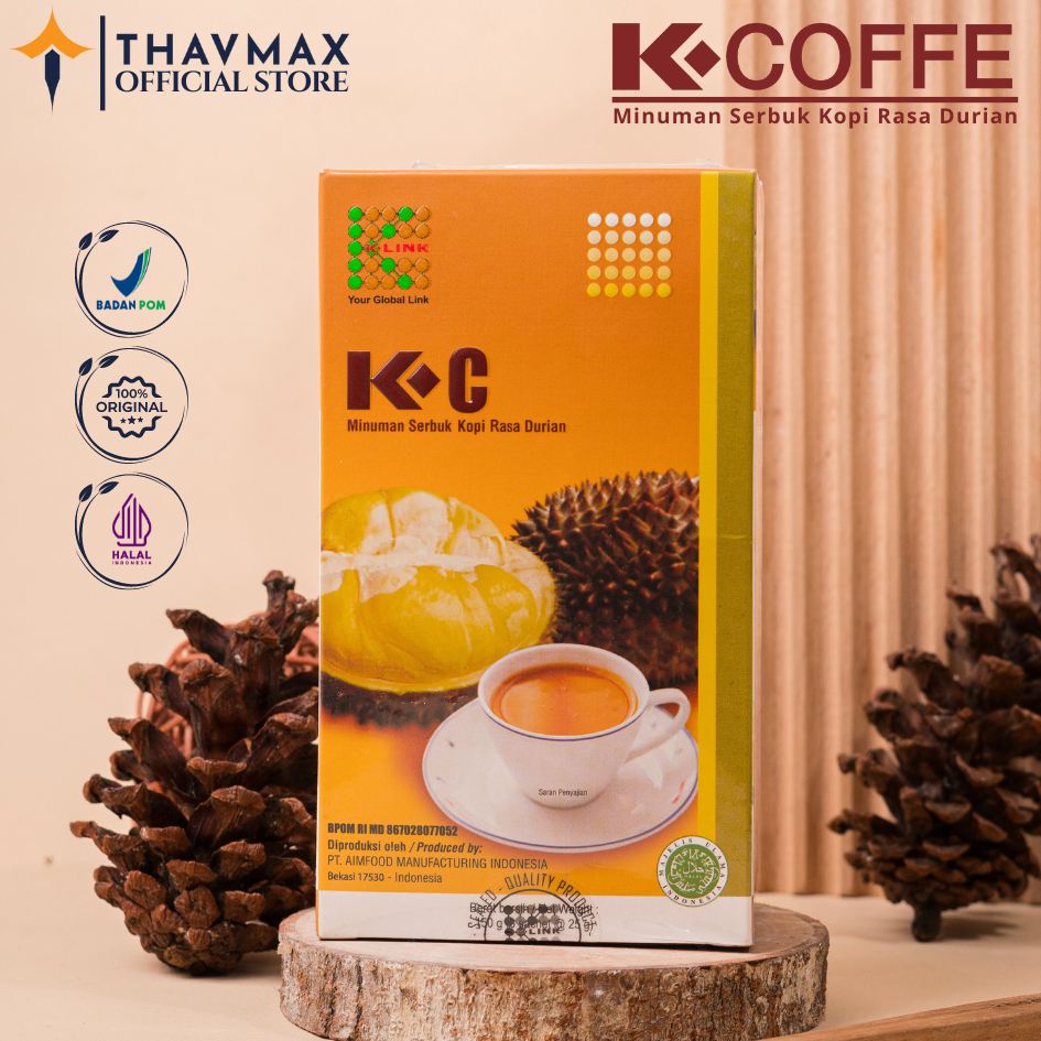 Jual K - Coffee Durian | Kopi Durian K Link | K - C Minuman Serbuk Kopi ...