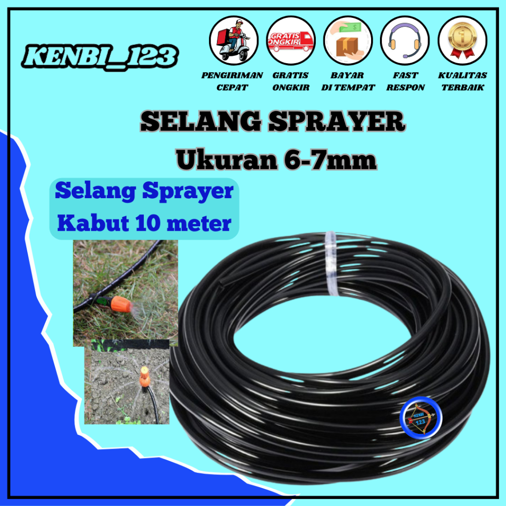 Jual Selang Taman Selang Sprayer Ukuran 6 mm Selang Sprayer Harga Per ...