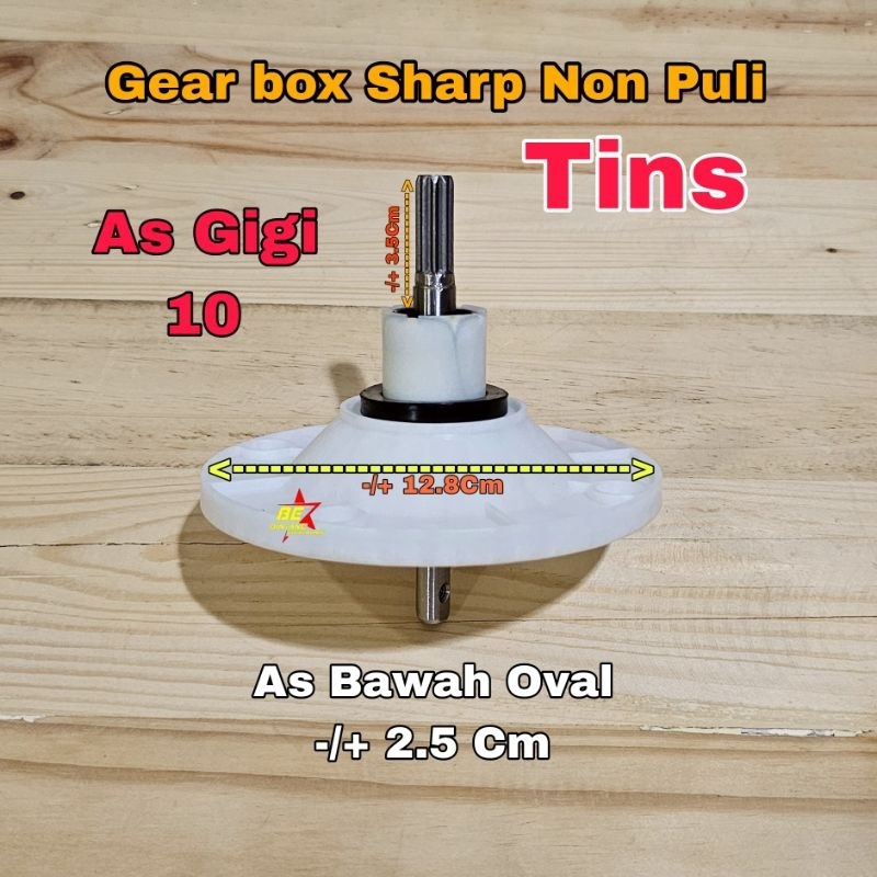 Jual Gear Box Non Puly Sharp Tins Gir Bok Mesin Cuci Sharp Gearbox ...