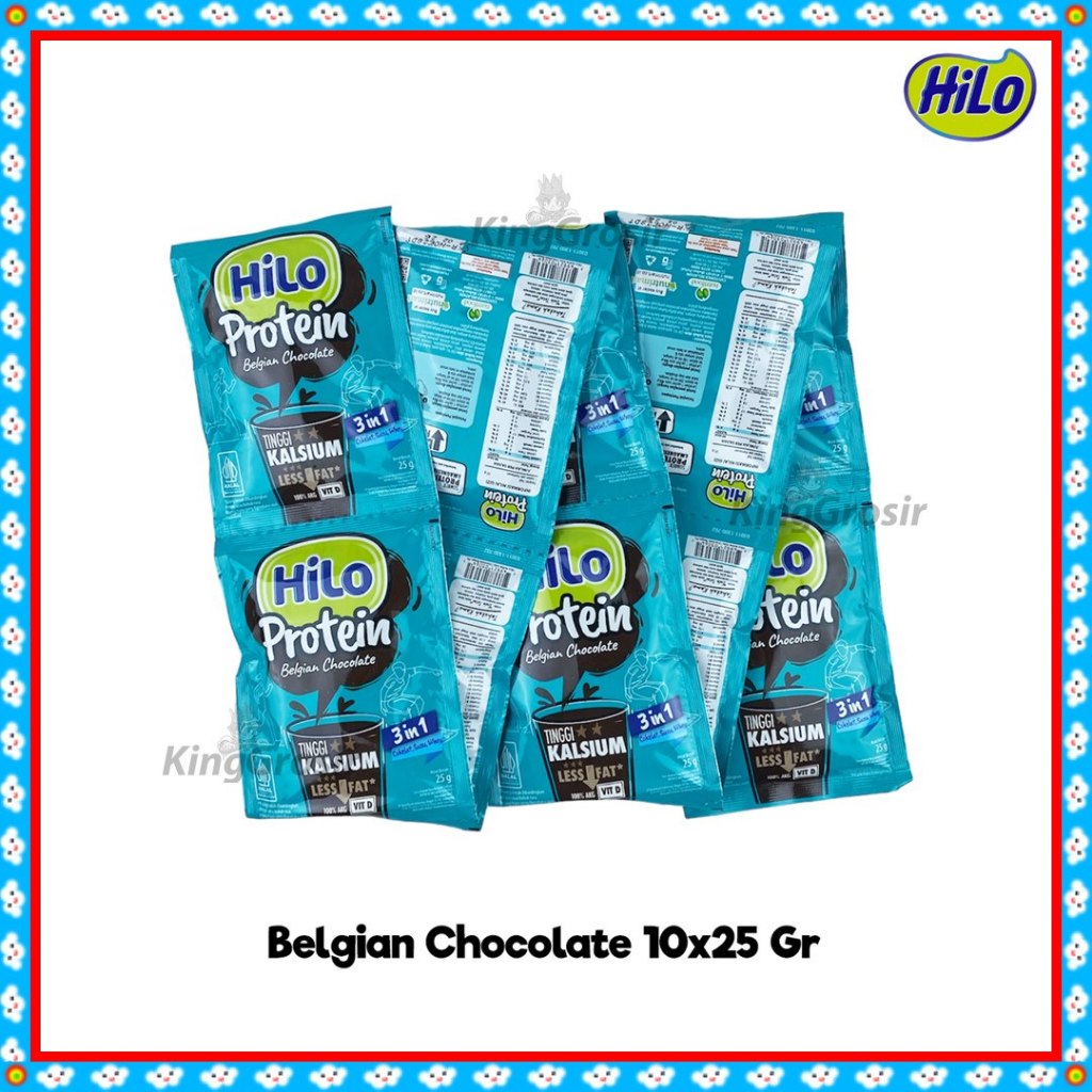 Jual Hilo Active Protein Renceng Rasa Cokelat Belgia isi 10sachet ...