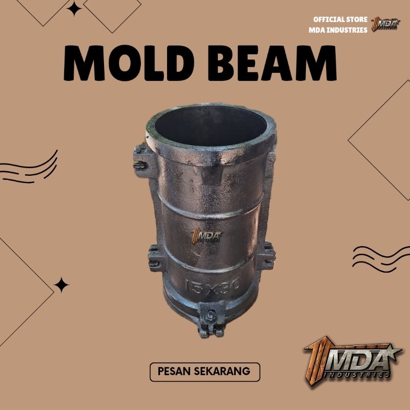 Jual Cetakan Uji Cor Beton Silinder UKURAN 15 X 30 CM | MOLD BEAM ...