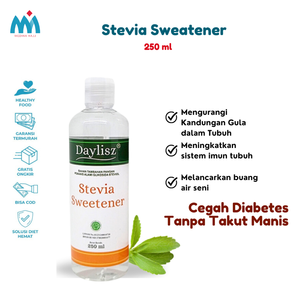 Jual Gula Stevia Sweetener Dailyzs - Pemanis Alami Untuk Diet ...