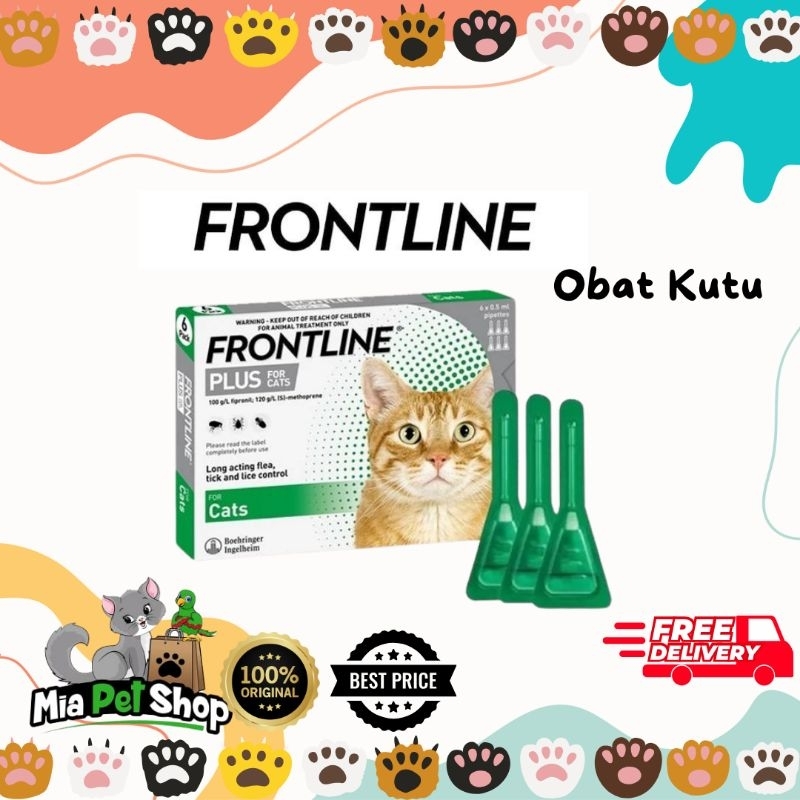Jual Frontline Plus Cat Obat Tetes Kutu Untuk Kucing | Shopee Indonesia