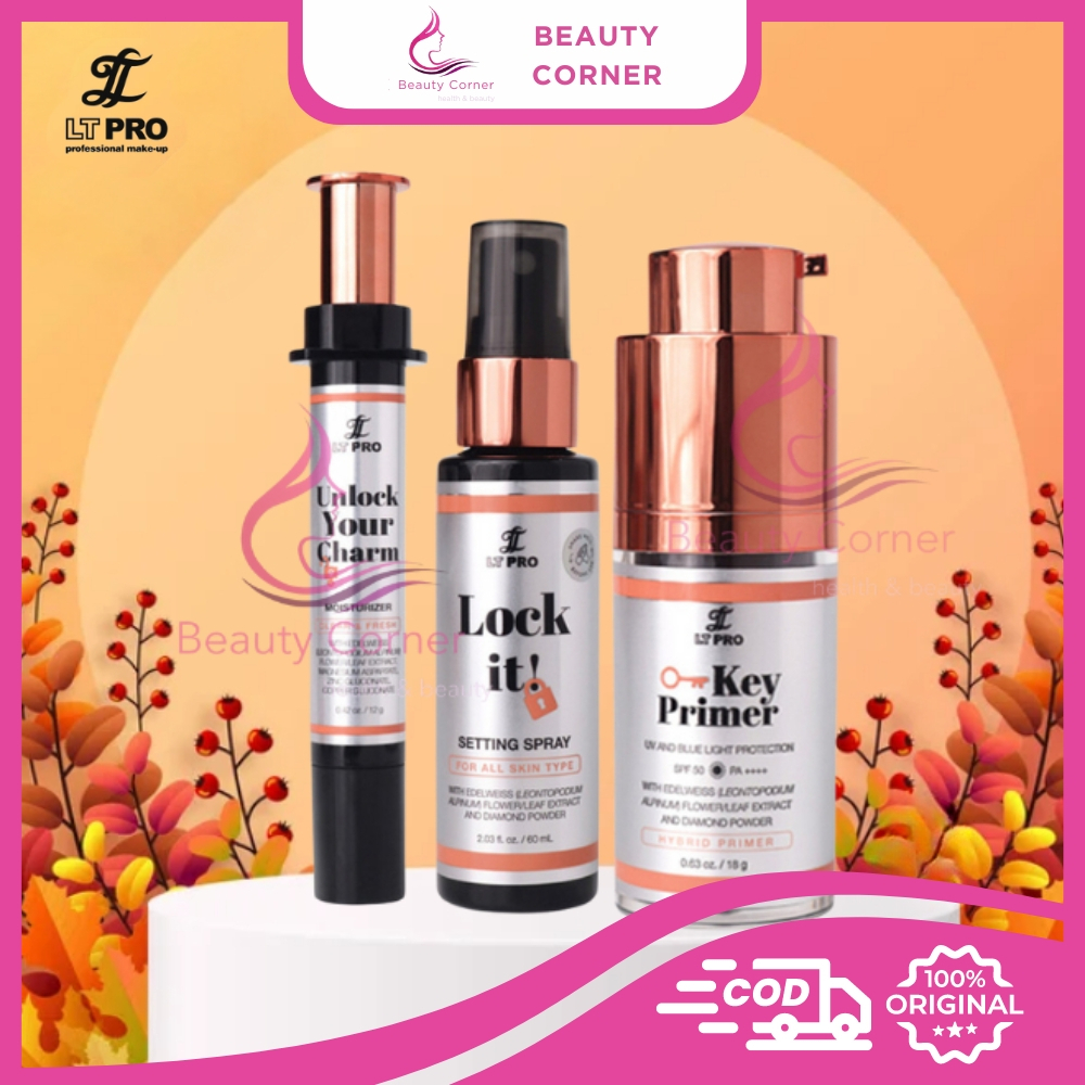Jual LT Pro Lock It Setting Spary | Unlock Your Charm Moisturizer | Key ...