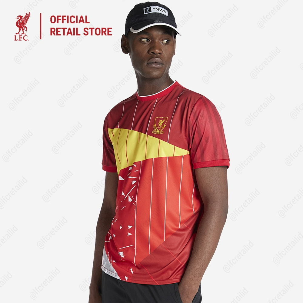 Jual Liverpool FC LFC Mens Mashup Shirt Red Men - Official LFC T Shirt ...
