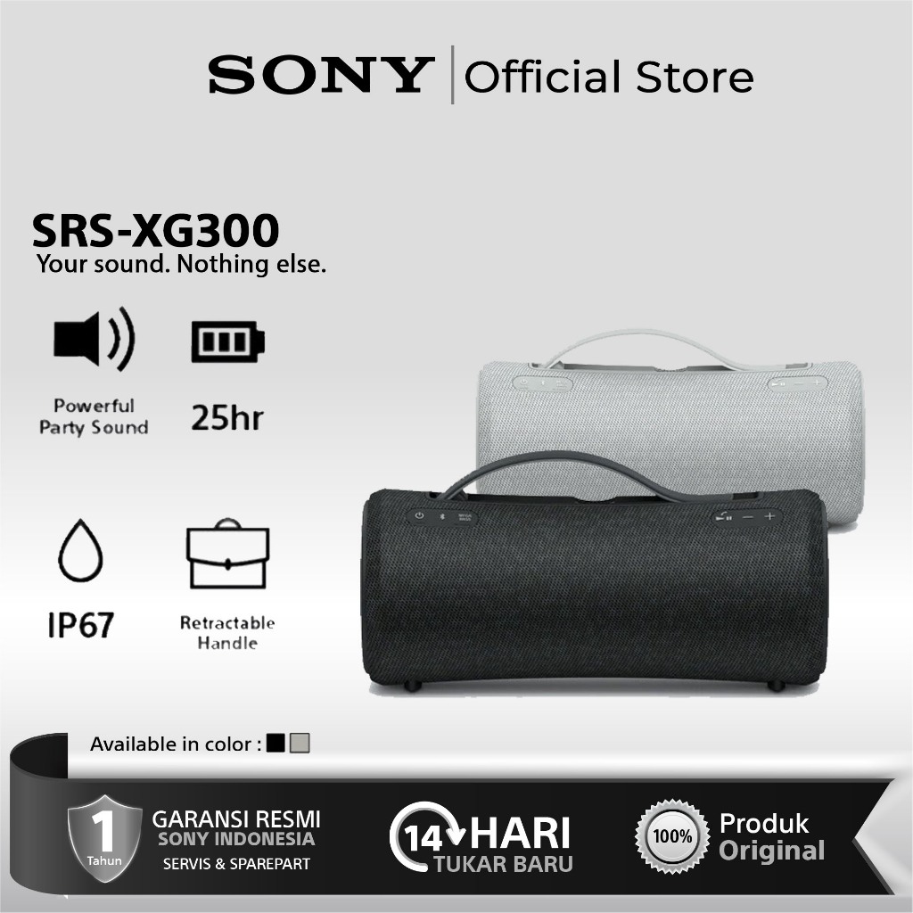 Jual Sony SRS XG300 X-Series Portable Wireless Speaker | Shopee Indonesia