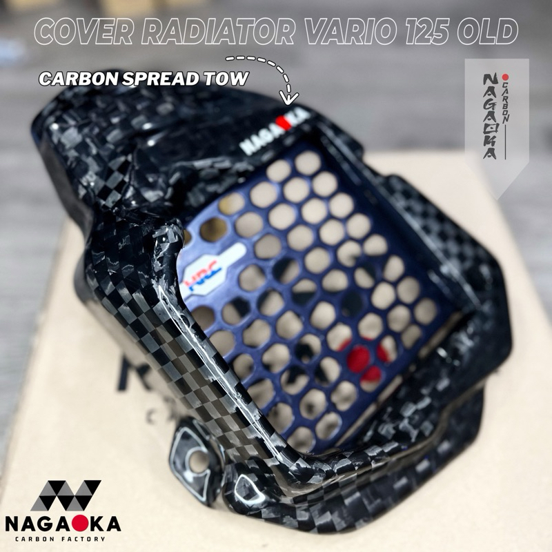 Jual COVER RADIATOR VARIO 125 150 LED TITANIUM CLICK VIETNAM CARBON ...