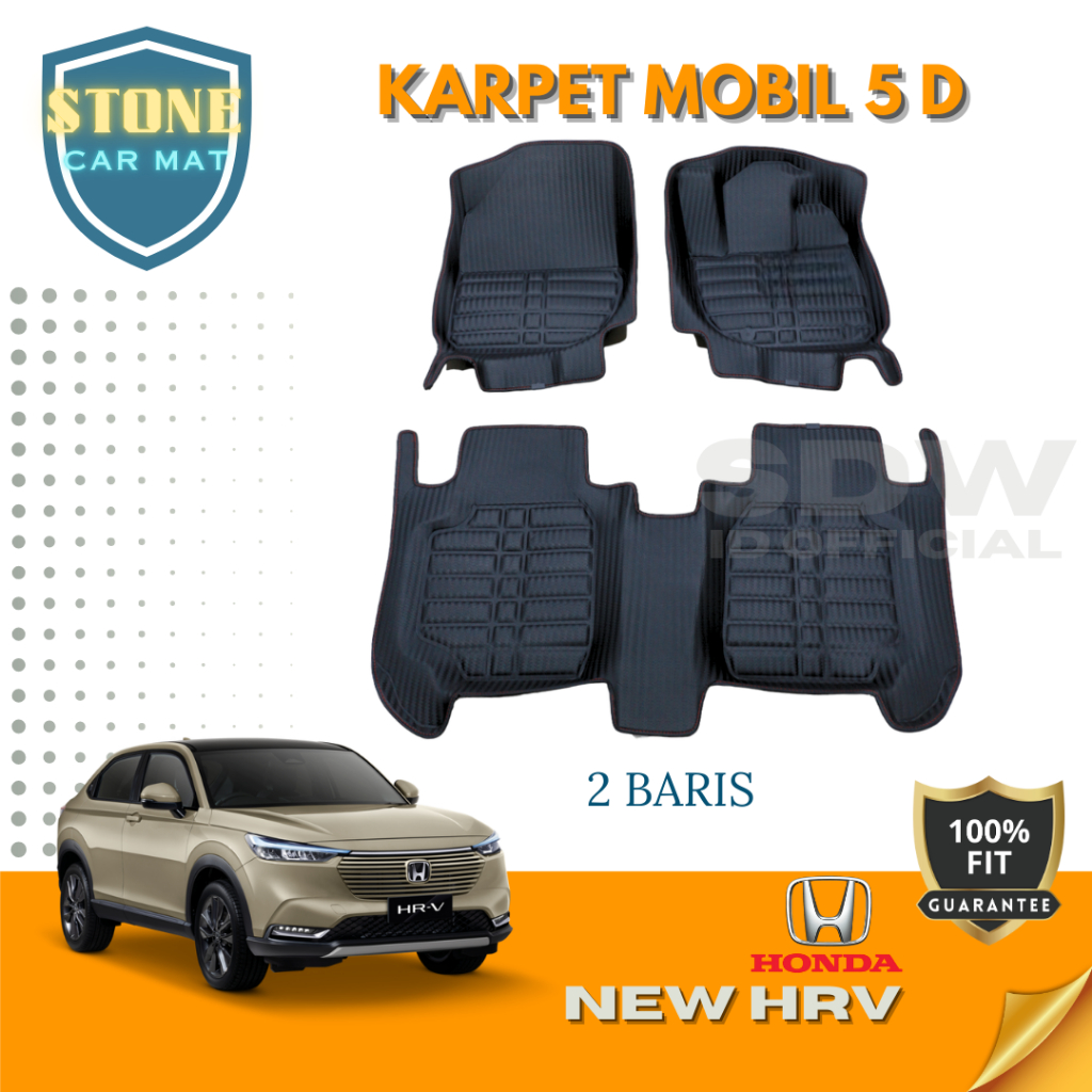 Jual Karpet Mobil 5D Honda New HRV / 5D Car Mat karpet mangkok eva foam ...