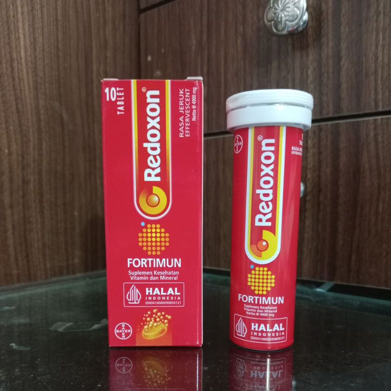 Jual Redoxon Fortimun Effervescent isi 10 Tablet - Rasa Jeruk | Shopee ...