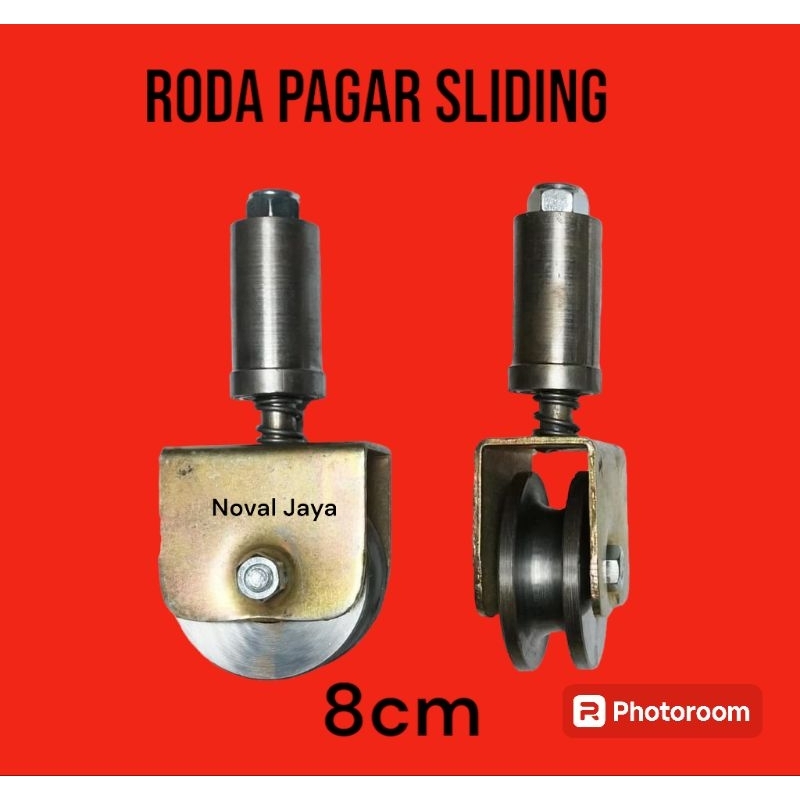 Jual Roda pagar besi sliding roda pagar tikung ukuran 6cm, 7cm, dan 8cm ...
