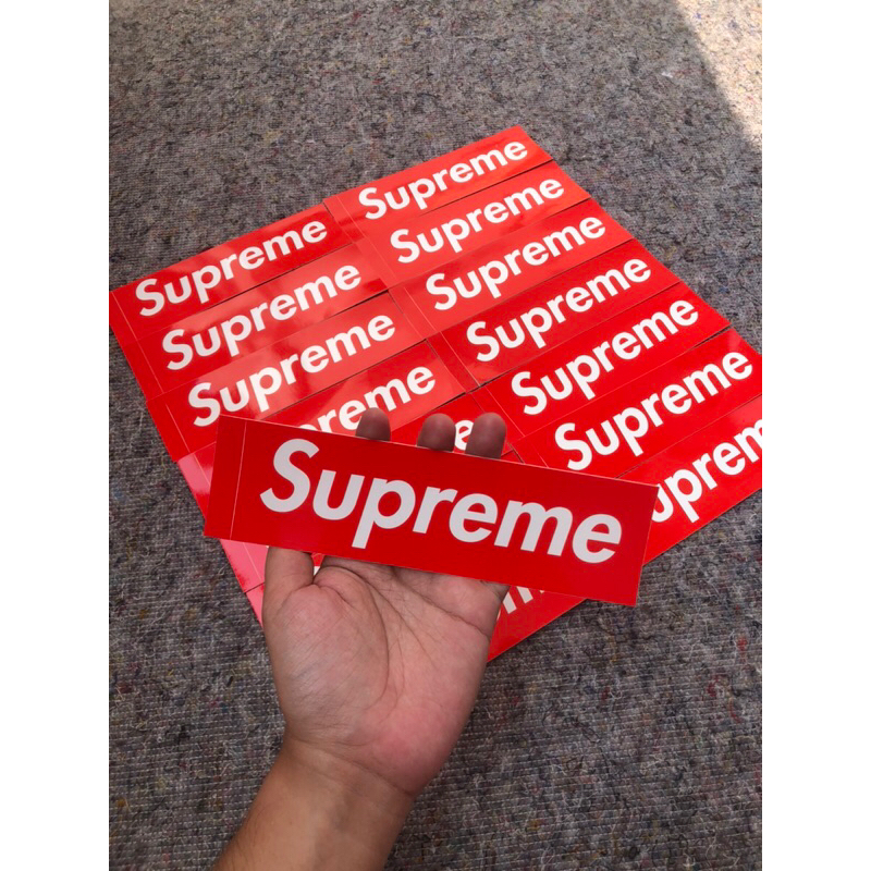 Jual Supreme - Logo Box Sticker Original | Shopee Indonesia