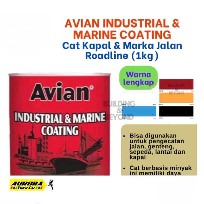 Jual Avian Cat Marka Jalan / Road Line & Cat Kapal 1kg Industrial ...