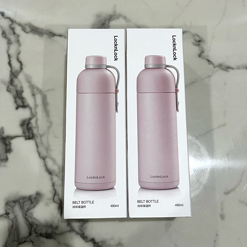 Jual LocknLock Tumbler Belt Bottle 490 mL Warna Pink | Shopee Indonesia