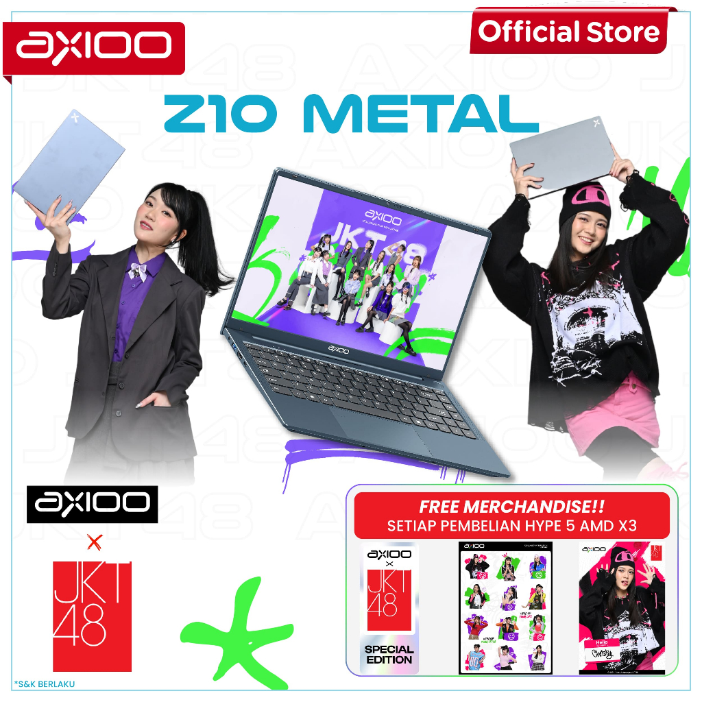 Jual Axioo MyBook Z10 Metal Series Gen 13 Intel Core i5-1335U/16GB/1TB/FHD IPS - Windows 11 ...