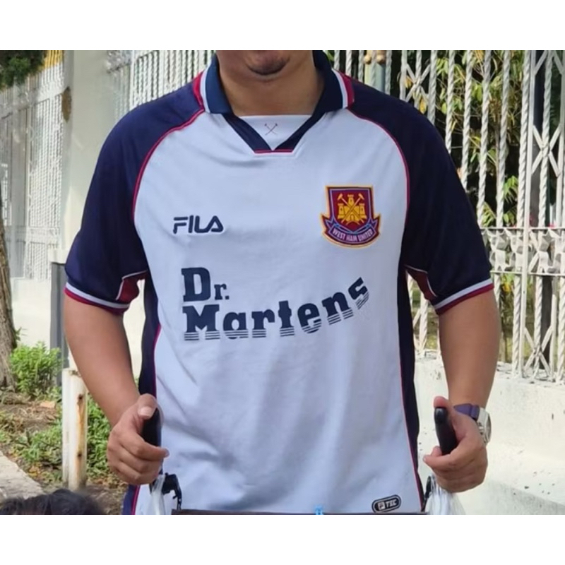 Jual Jersey Retro Westham 99 Dr martens away /casual/jerseyblockcore ...