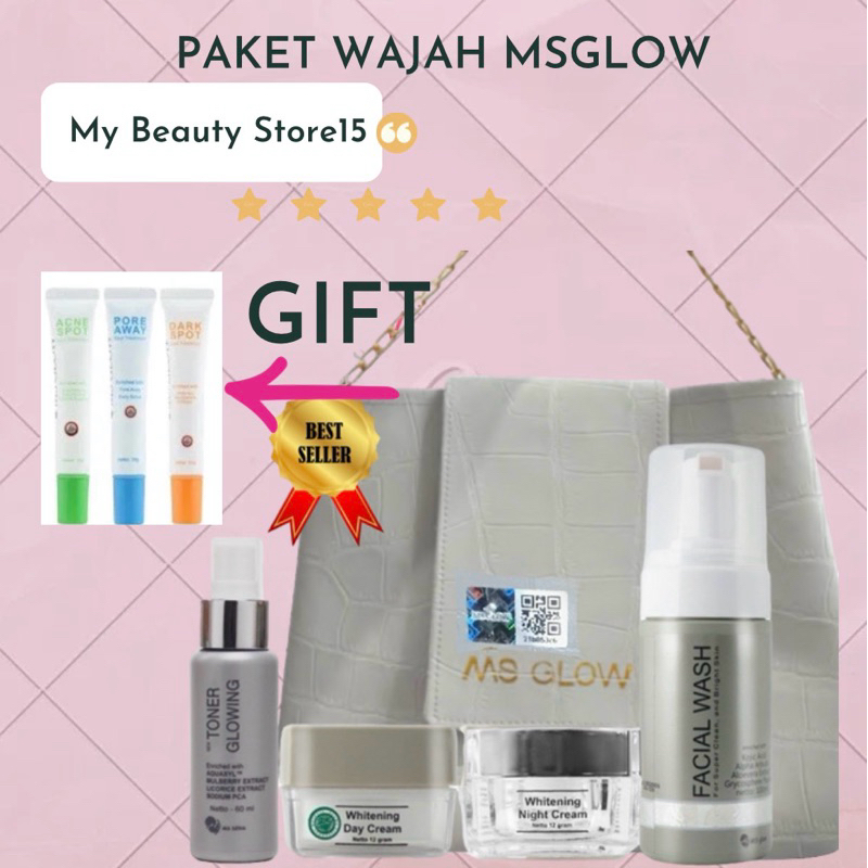 Jual PAKET ACNE MS GLOW+ FREE PRODUK | Shopee Indonesia