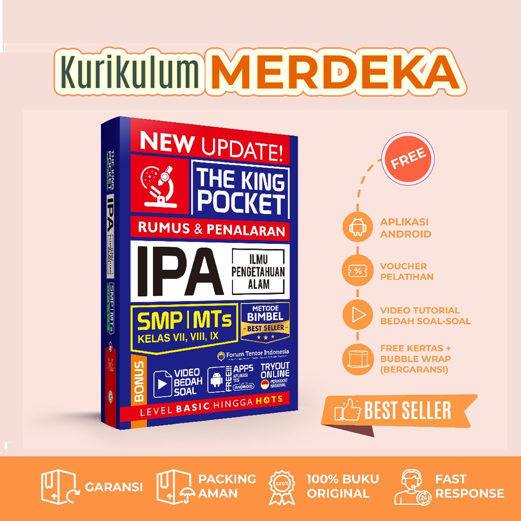 Jual EMC The King Pocket Rumus Dan Penalaran Ipa Smp Mts Kelas Vii ...