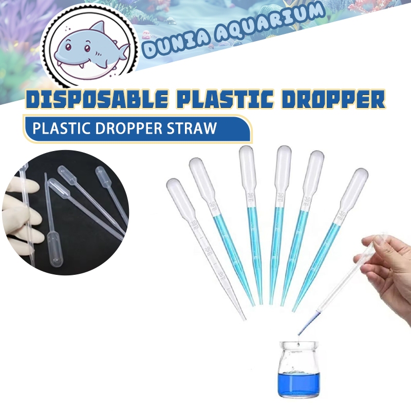 Jual Pipet Plastik 3ml Pipet Tetes Plastik Bening / Pipet Drop Akuarium ...