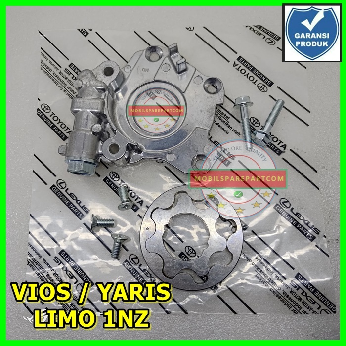Jual POMPA OIL OLI OIL PUMP GEAR GIGI TOYOTA VIOS LIMO YARIS 1NZ | Shopee Indonesia