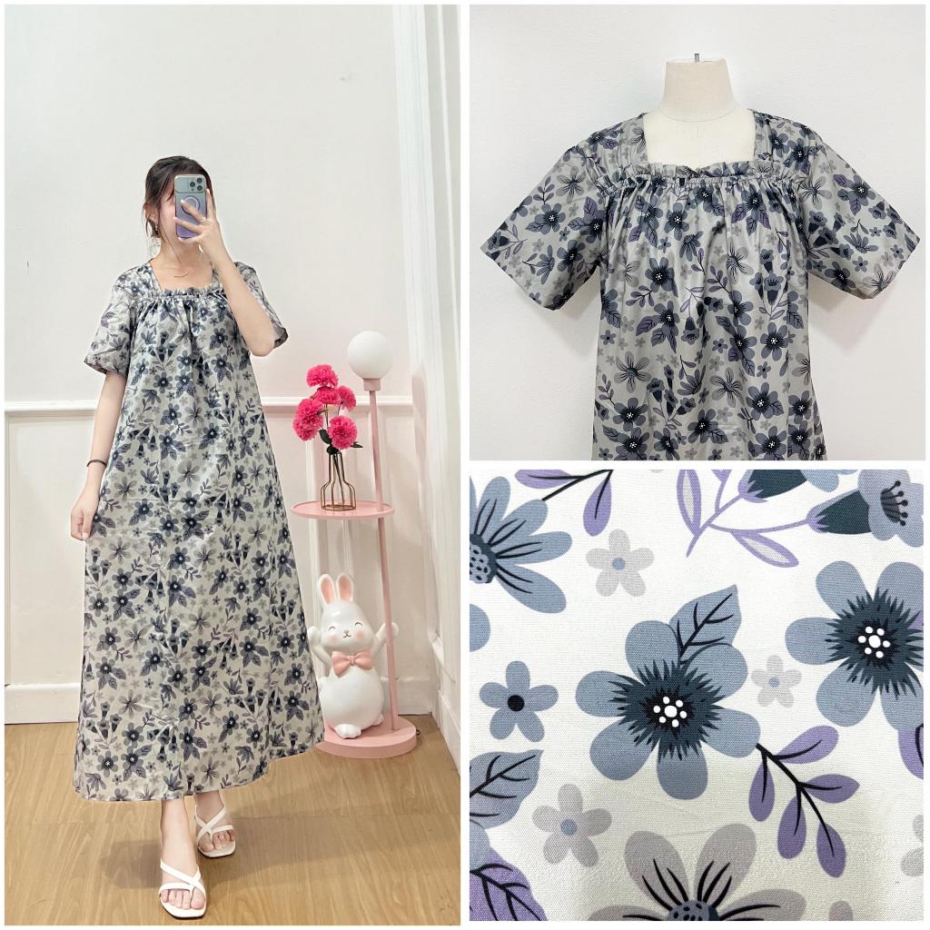 Jual RD FASHION - DASTER TANIA MOTIF LENGAN PENDEK / DRESS WANITA JUMBO ...