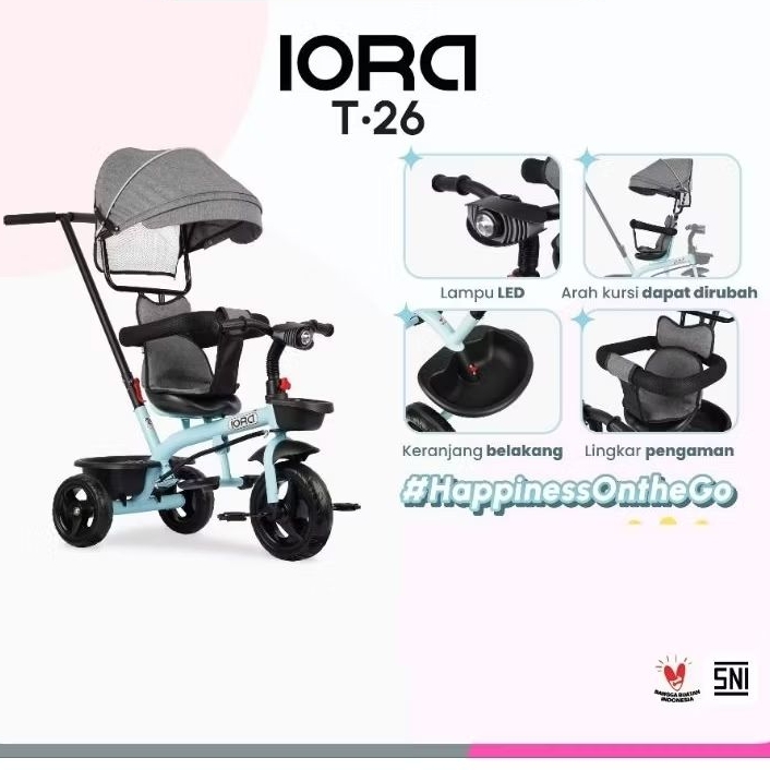 Jual sepeda anak 3 roda IORA T20 | Shopee Indonesia