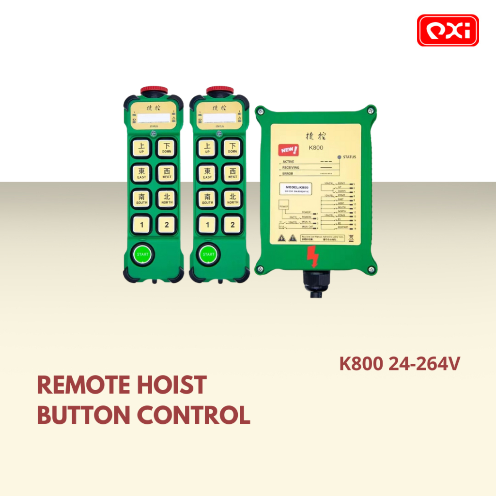 Jual Remote Hoist Button Control K800 24-264V Nirkabel Wireless Hoist ...