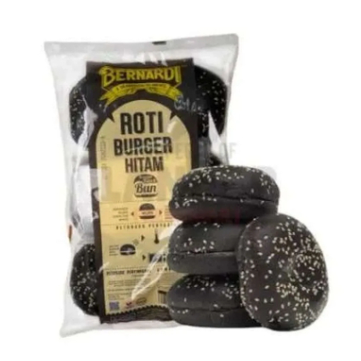 Jual Bernardi Roti Burger Medium Hitam Wijen isi 6 pcs | Shopee Indonesia