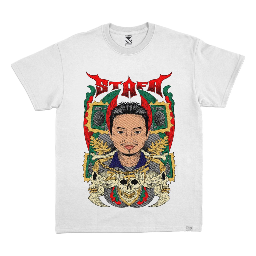Jual ZeroTwentyTwo T-Shirt Stafa Band White | Kaos Skena Pria Putih ...