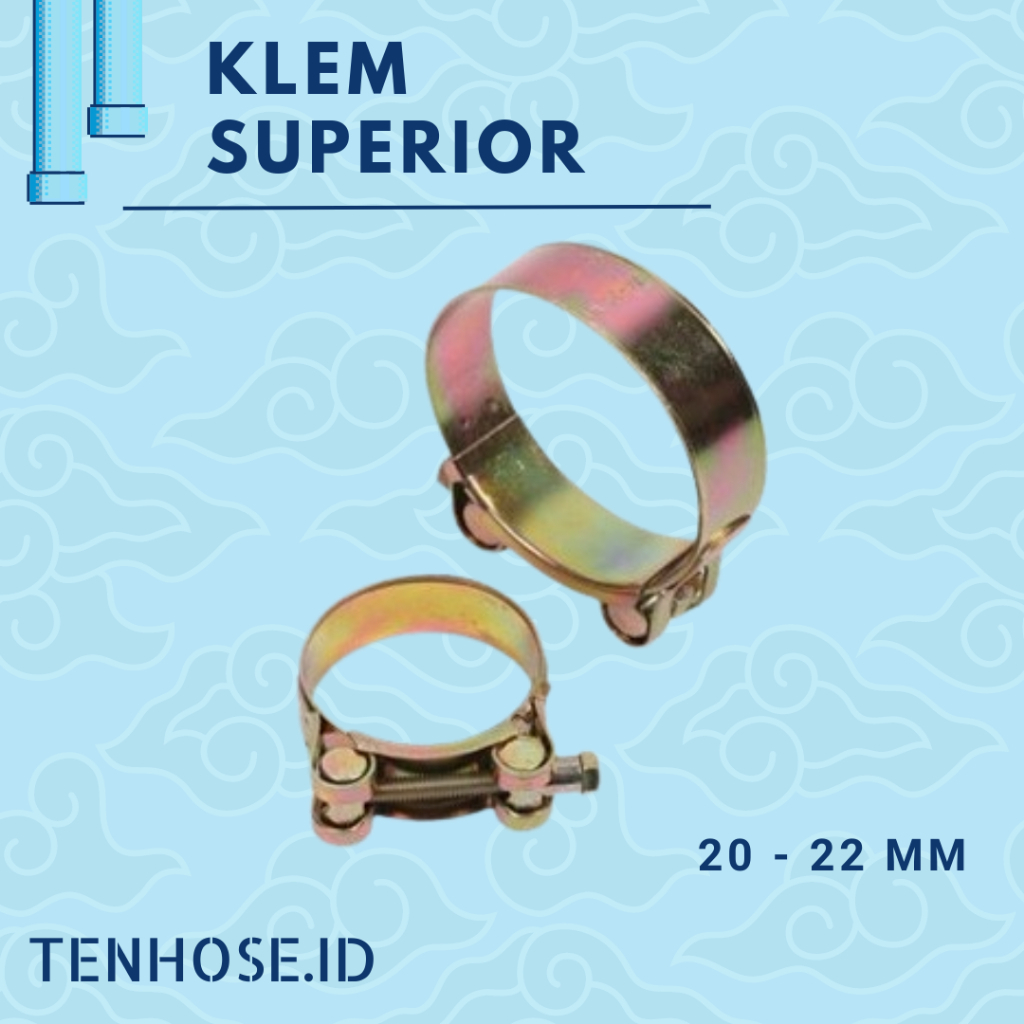 Jual Klem Superior / Superior Hose Clamp 20-22 MM Superior Heavy Duty ...