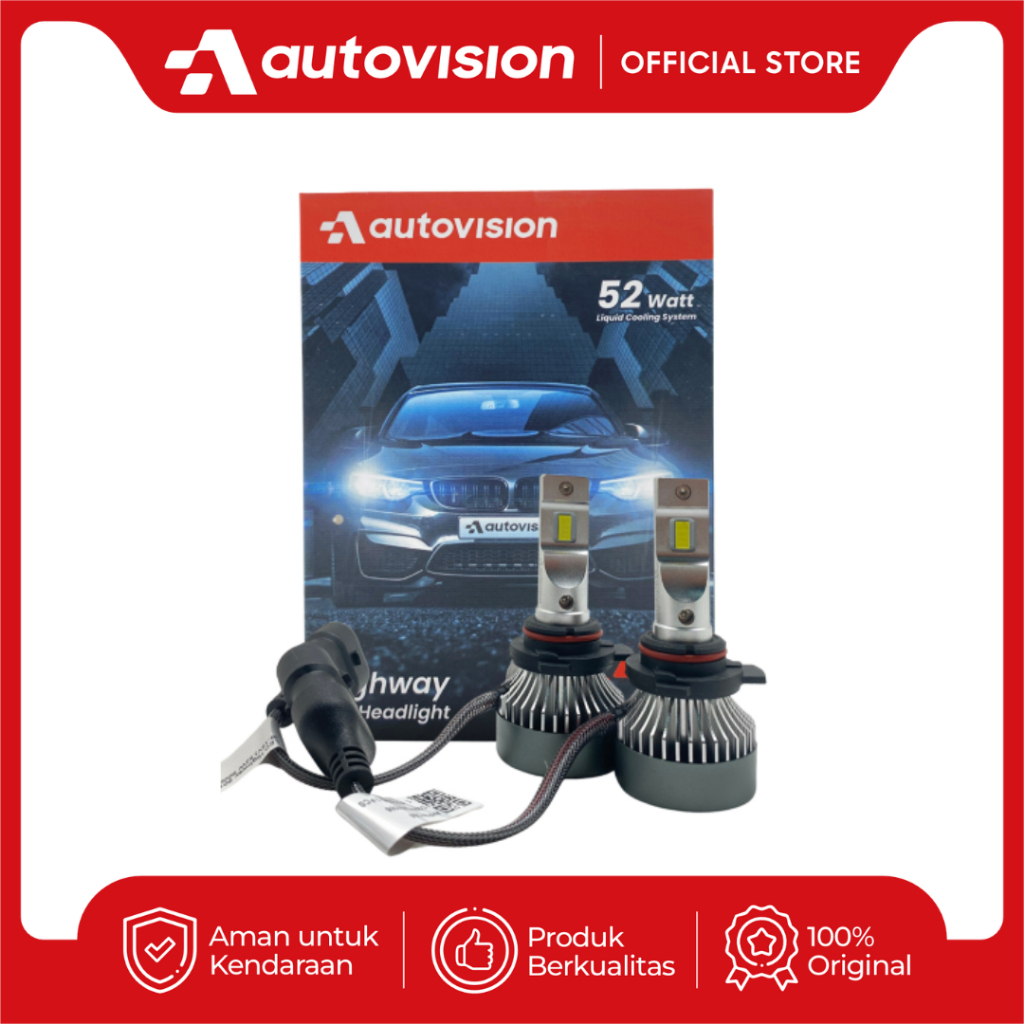 Jual Headlamp/Foglamp Autovision LED Highway 12V 52 Watt 6000K | Shopee ...