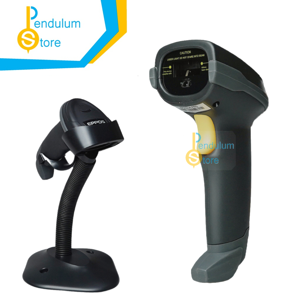 Jual Barcode Scanner EPPOS EP2351A PRO 1D (Auto Sense-Scan) FREE Stand ...