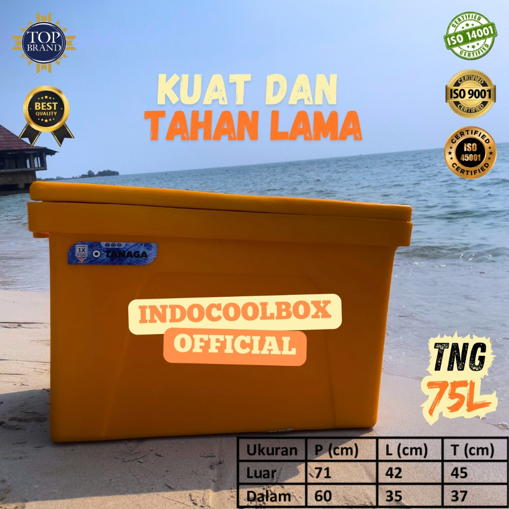Jual Cooler Box Tanaga 75 Liter Termos Es Kotak Tempat Es Batu Daging ...