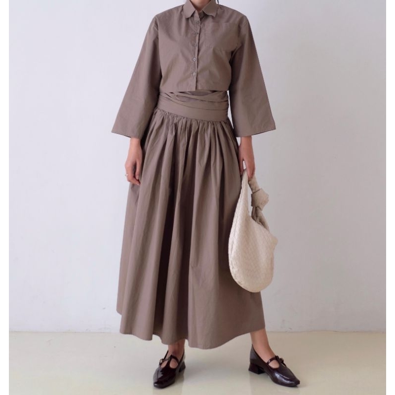 Jual Ellie Skirt | Ellie Set | SATU Attire | Rok Kerut | Korean Skirt ...