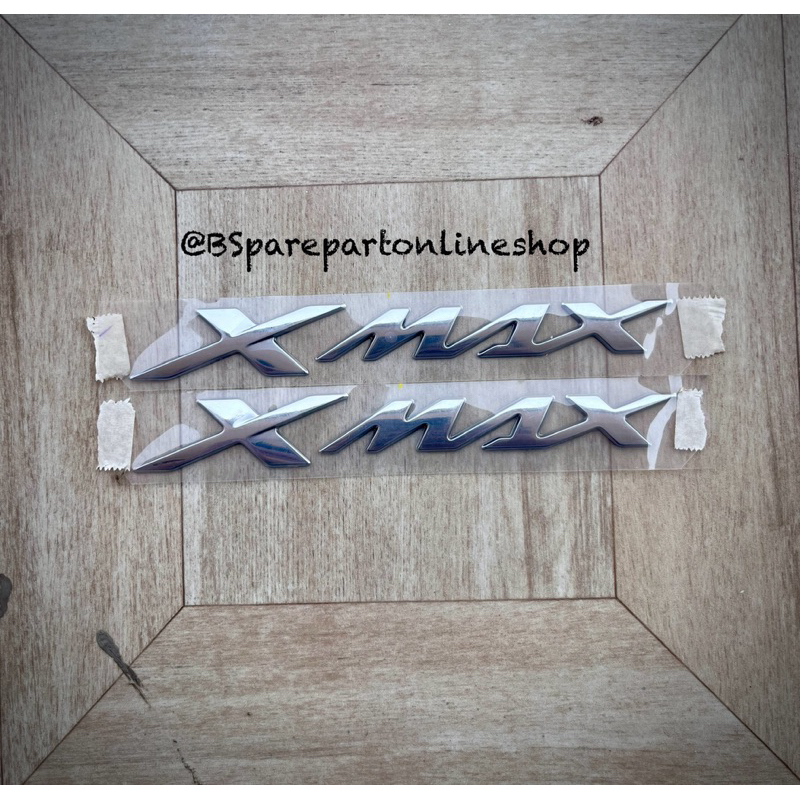 Jual Emblem 3D Old Xmax Dan New Xmax Connected 250/300 (SILVER ...