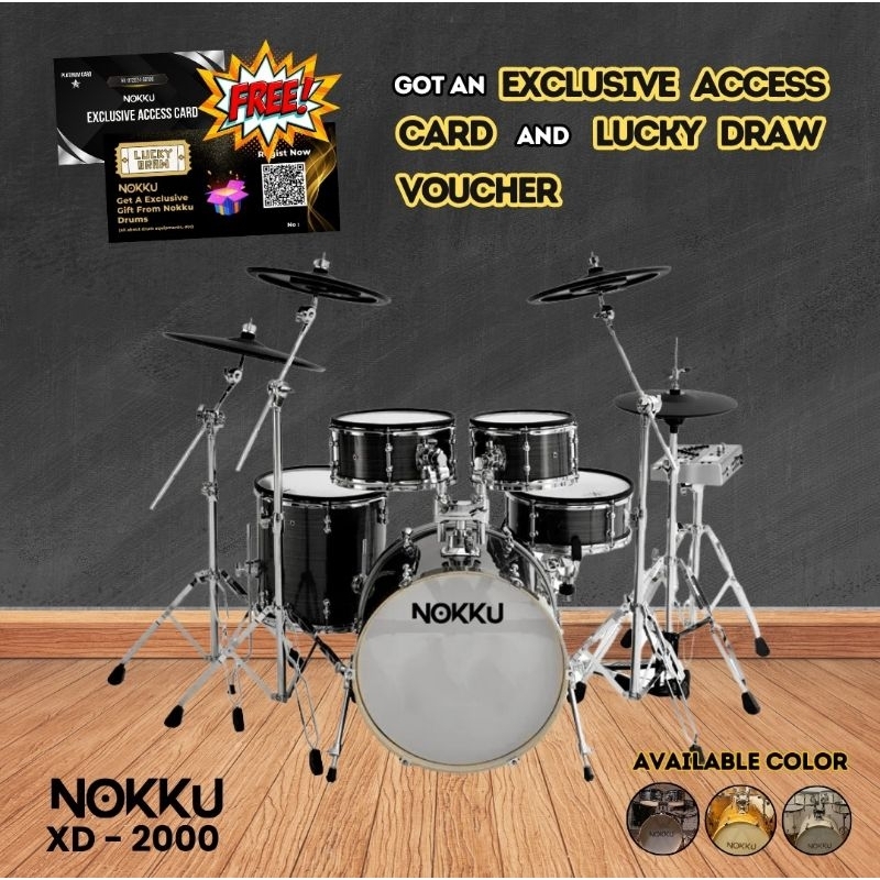 Jual Nokku XD-2000KM Drum Electric Original - Nokku Drum Elektrik ...