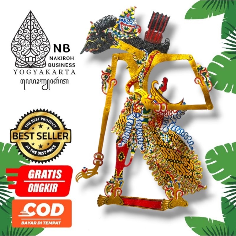 Jual ABIMANYU ALUSAN Wayang Kulit Sapi Asli Abimanyu Alusan Bahan Kulit ...