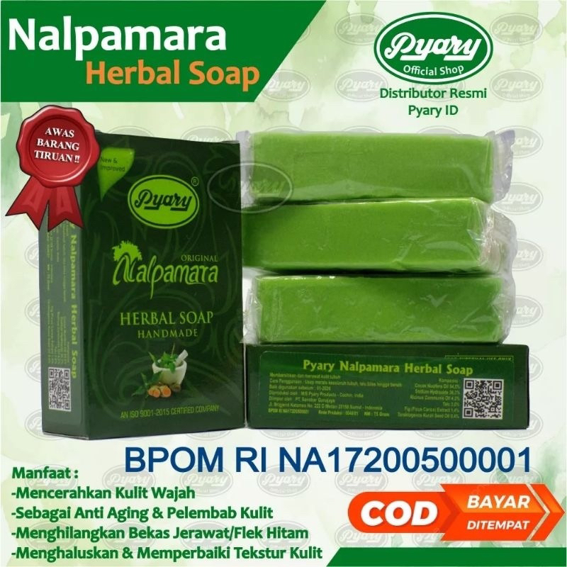 Jual SABUN NALPAMARA HERBAL SOAP | ORIGINAL 100% | Shopee Indonesia