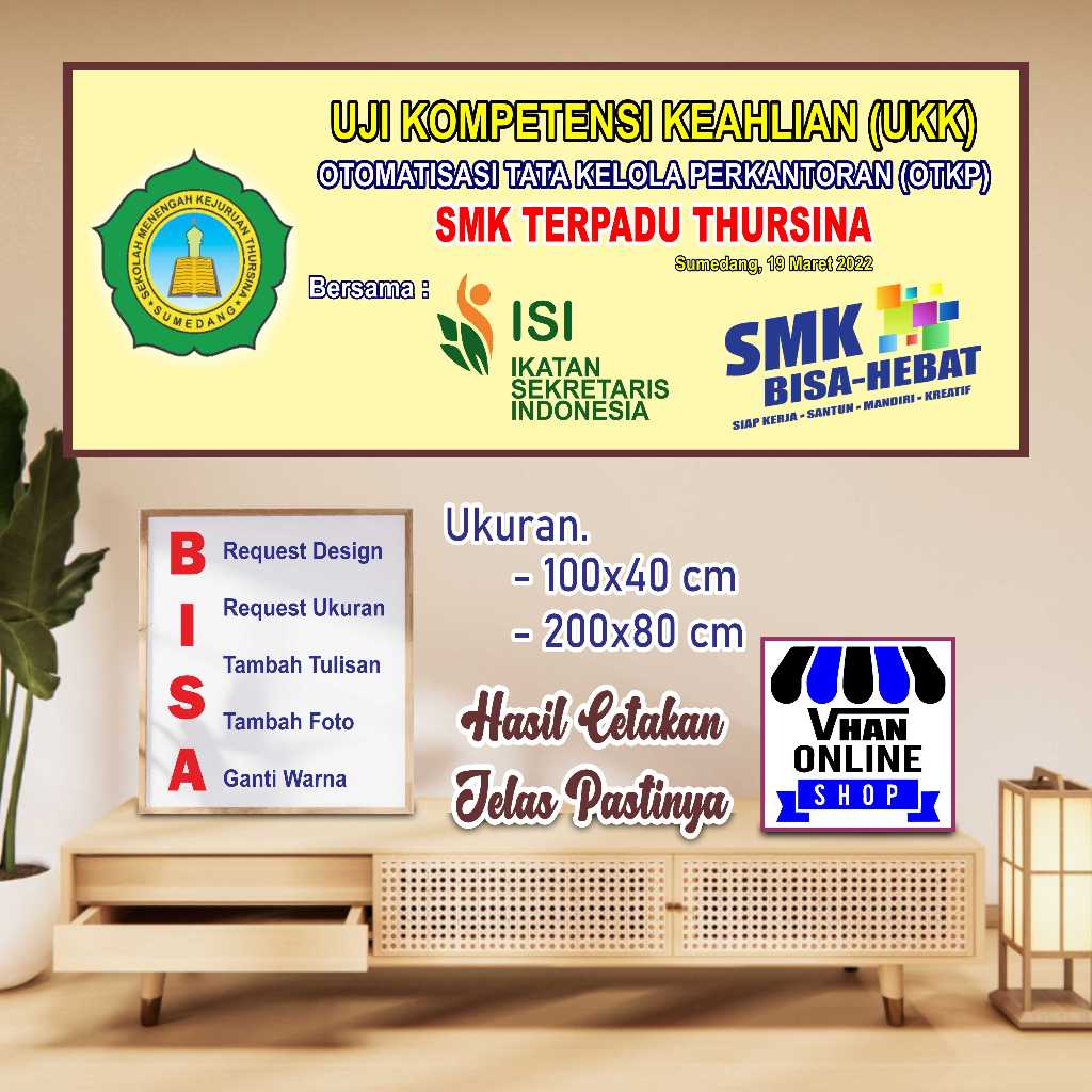 Jual Cetak Spanduk Banner MMT Ujian Sekolah SD, SMP, SMA Bagus Murah ...