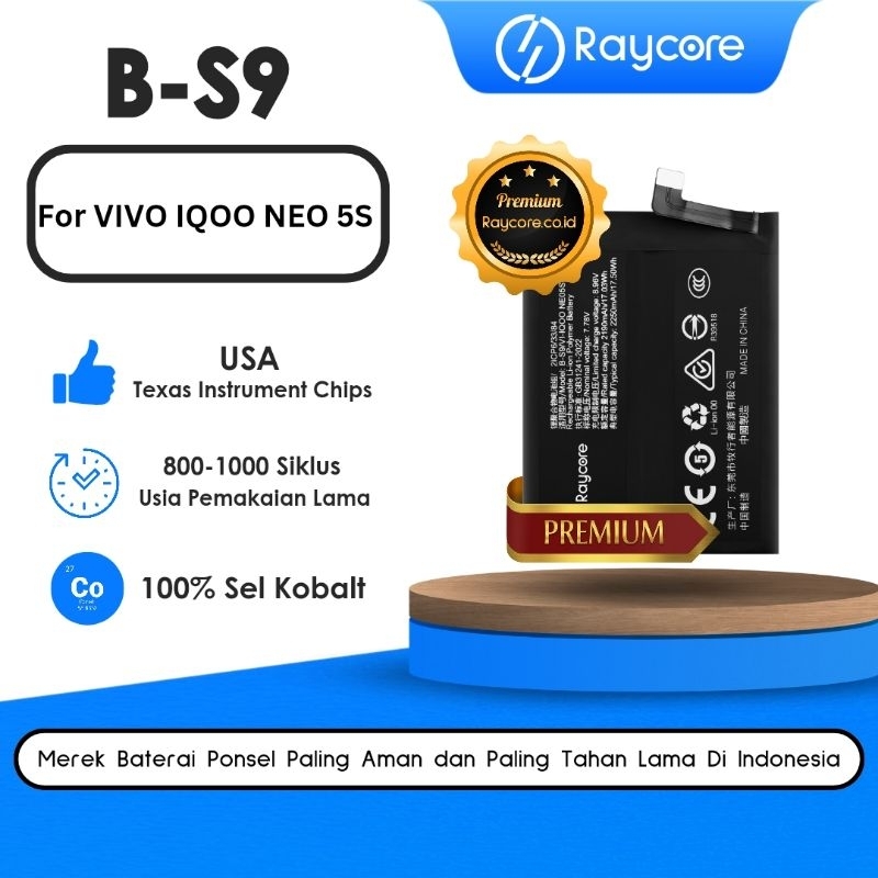 Jual Raycore - Baterai Vivo B-S9 / IQOO NEO 5S | Shopee Indonesia