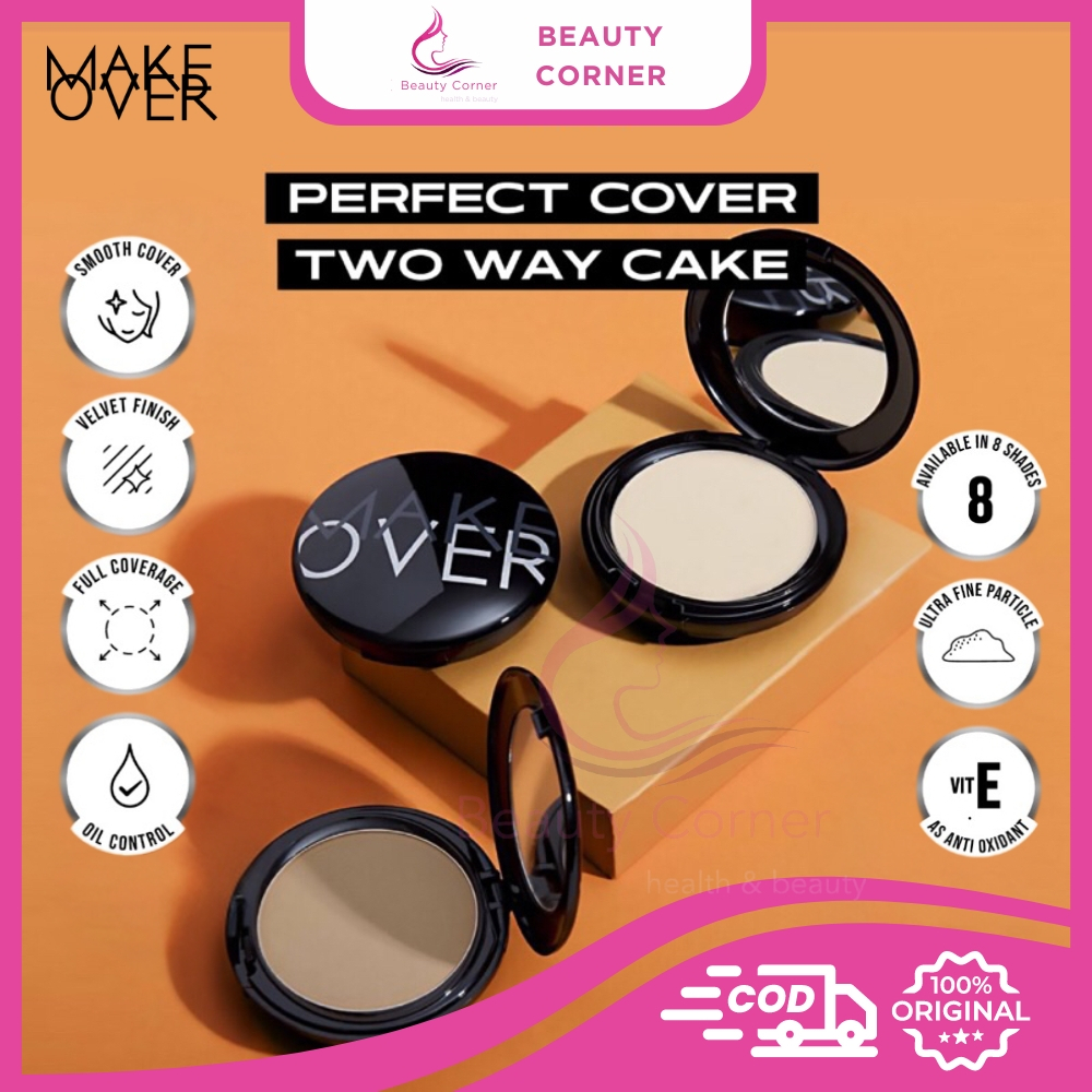 Jual Make Over Perfect Cover Two Way Cake | Shopee Indonesia